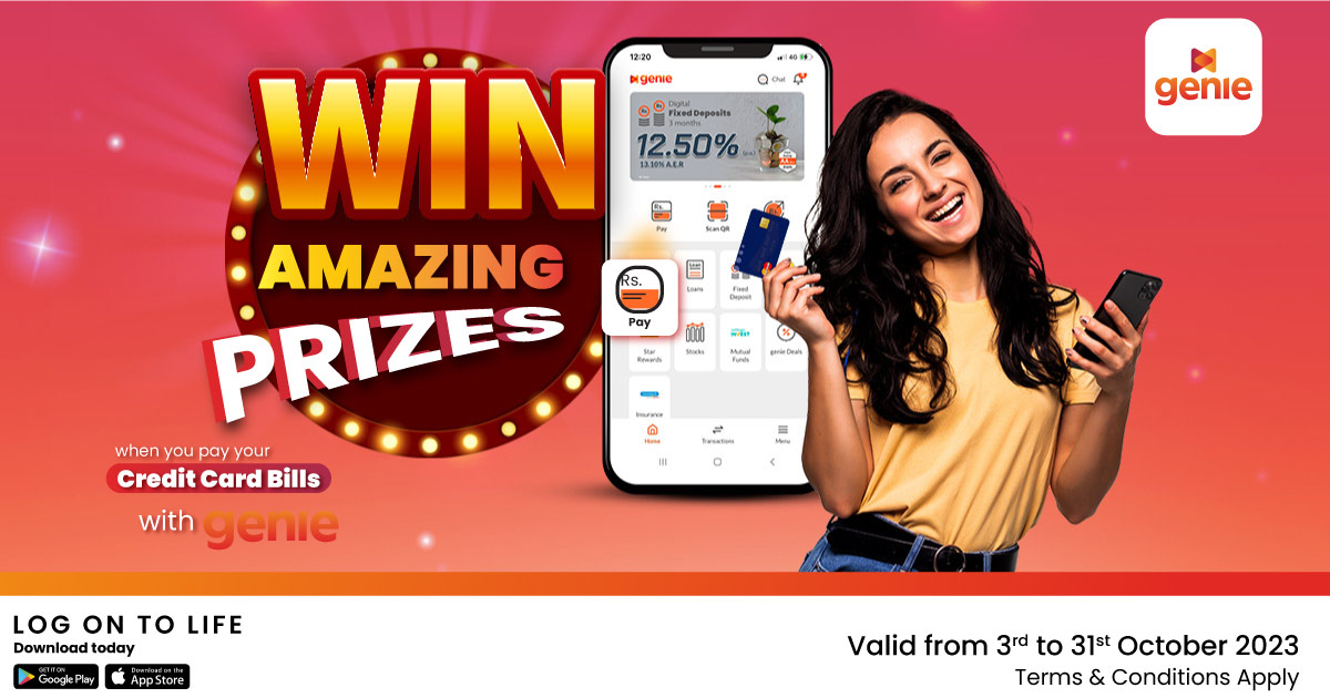 Settle your Credit Card bills with EASE and GET LUCKY!!