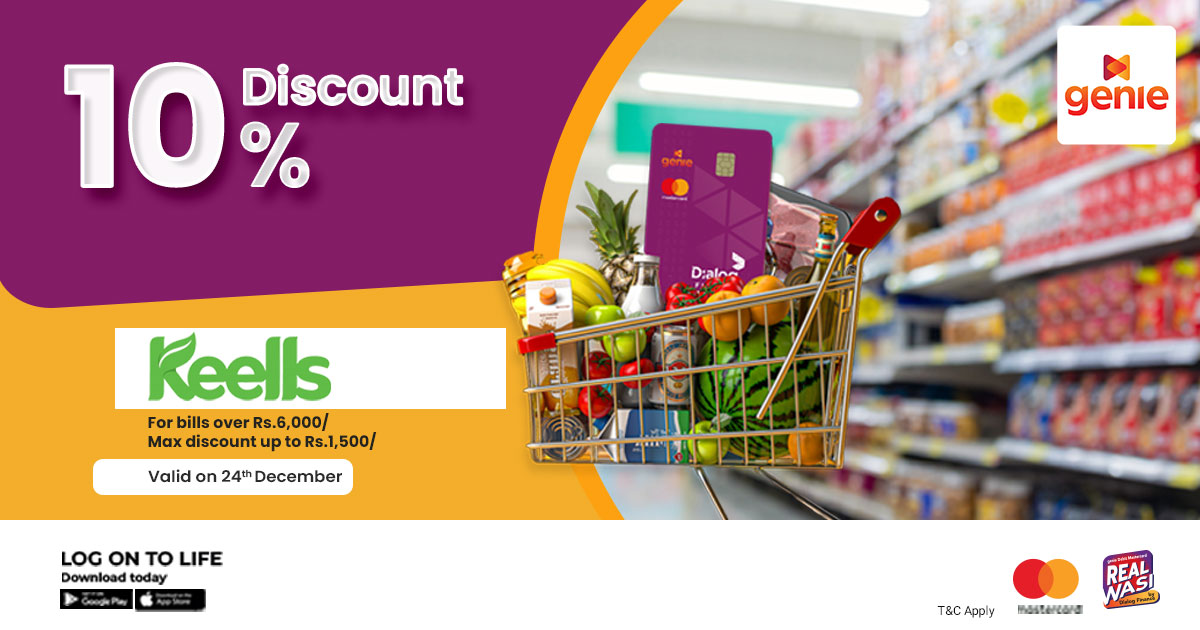 Get 10% Discount at Keells on 24th December for bills above Rs.6,000 ...