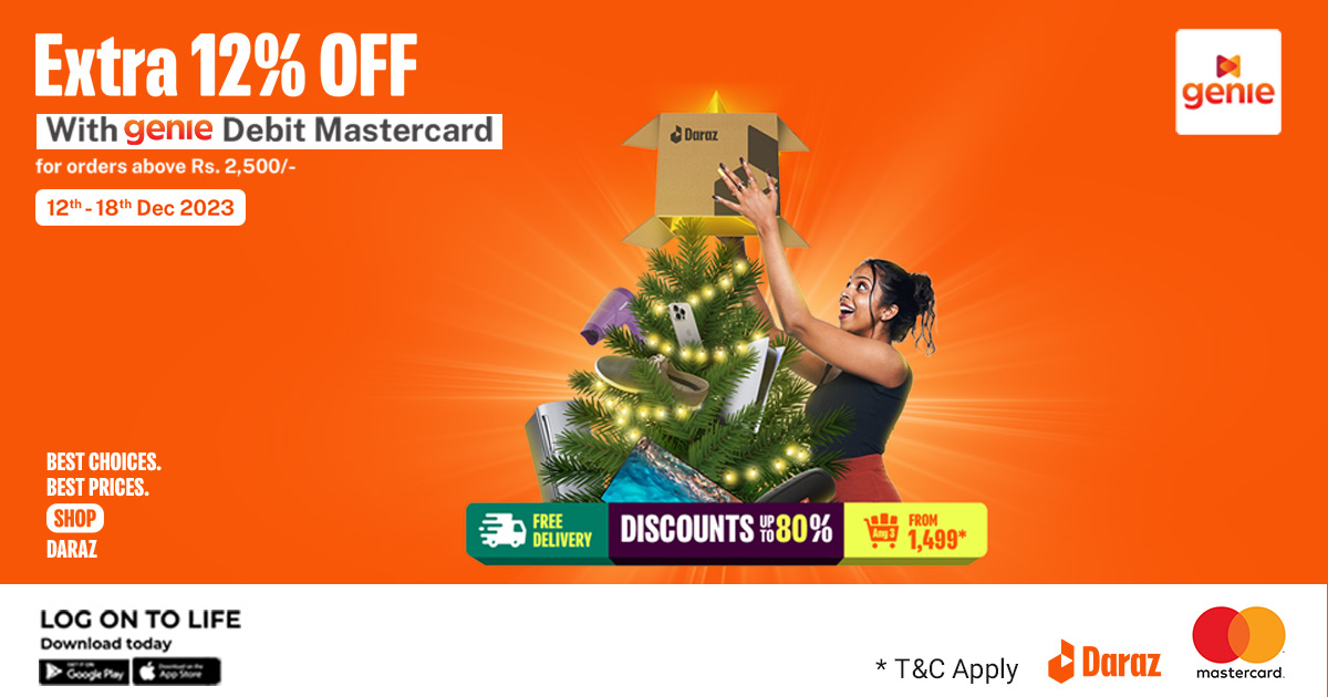 genie Debit Mastercard Festive Delights: Unlock 12% Extra discount at ...