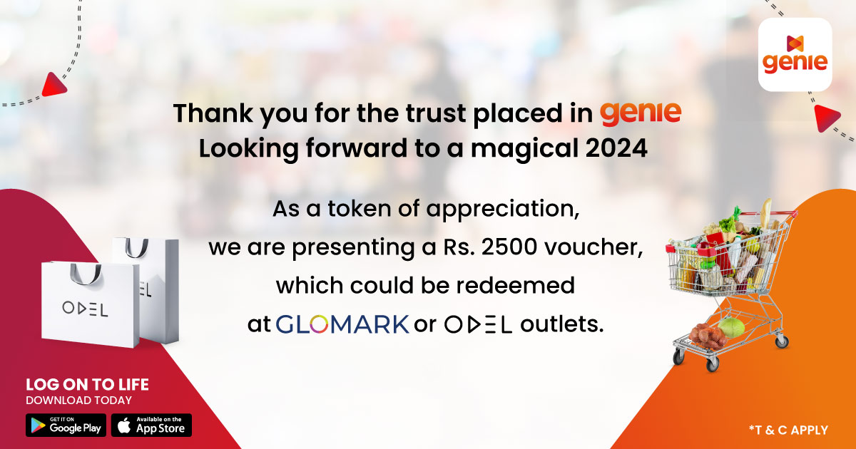 We appreciate your loyalty - Unwrap your e-voucher and enjoy | Dialog genie