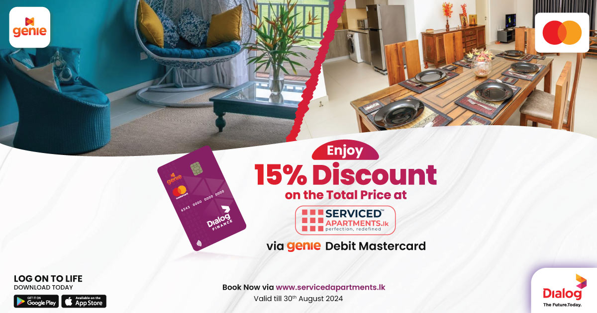 15% Discount at Serviced Apartments | Promotions | Dialog genie