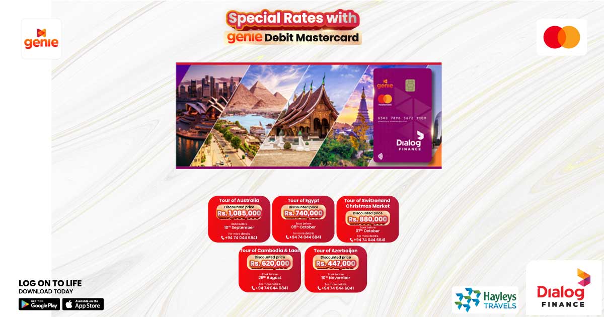 Special Rates at Hayleys Travels | Promotions | Dialog genie
