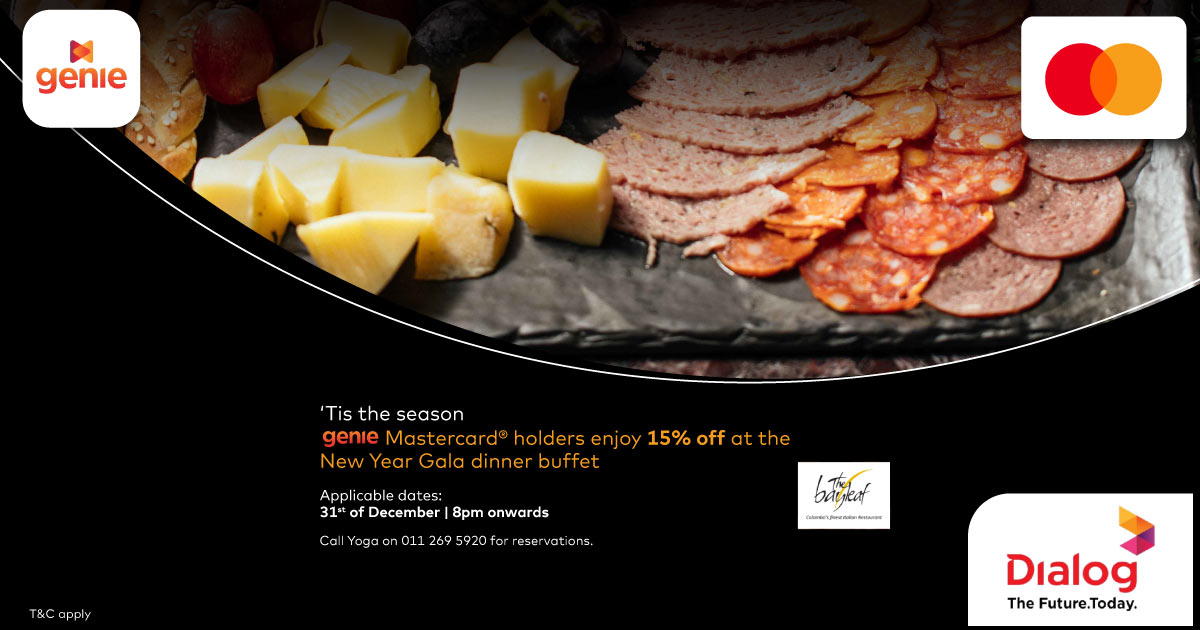 Enjoy 15% off at the New Year Gala dinner Buffet | Promotions | Dialog genie