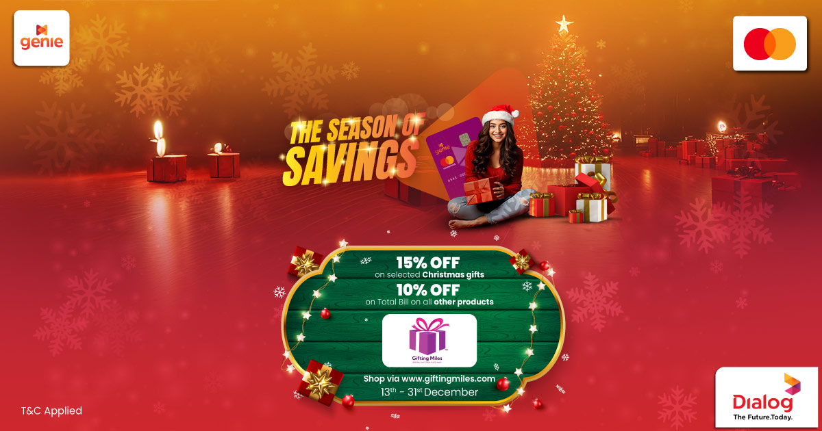 Gifting Miles x genie: Shop & Save Big | Promotions | Dialog genie