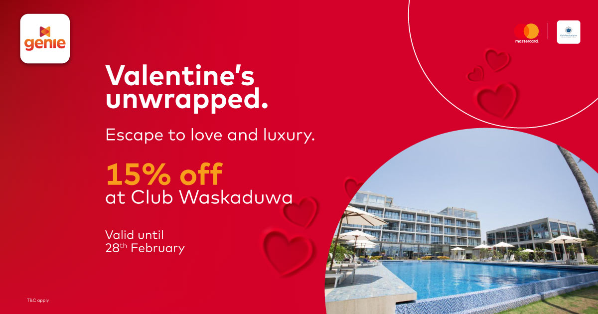 Club Waskaduwa x genie: Valentine’s Unwrapped | Promotions | Dialog genie